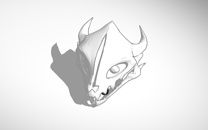 3D design Copy of Gaster Blaster - Tinkercad