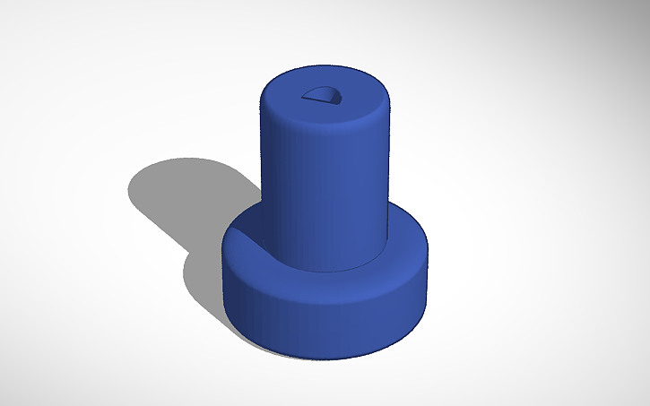 3D design IMT STOP button - Tinkercad