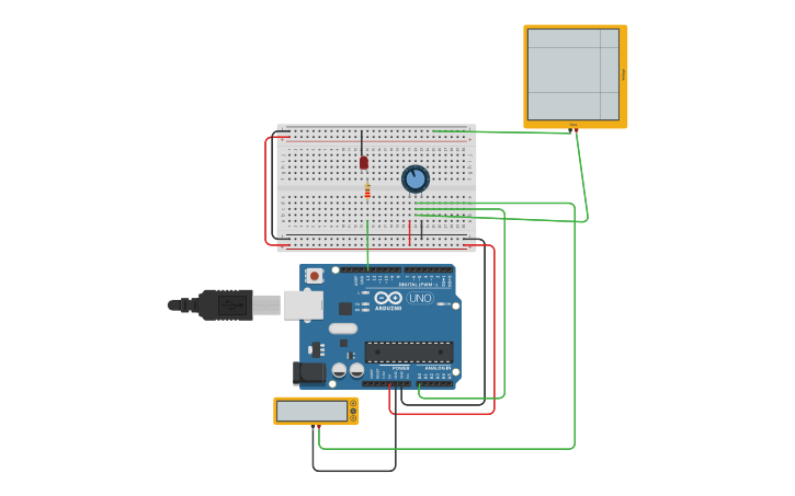 Circuit design Lab 1.3 - Analog In | Tinkercad