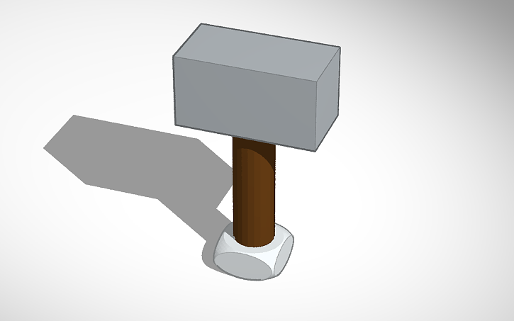 3D design Copy of Martillo de Thor | Tinkercad