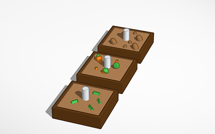 3D design crops room for CREST - Tinkercad