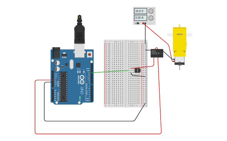 Circuit Design Relay Video Tinkercad