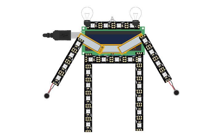 Circuit design robot - Tinkercad