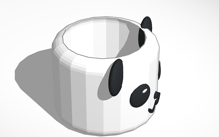 3D design Panda cup | Tinkercad
