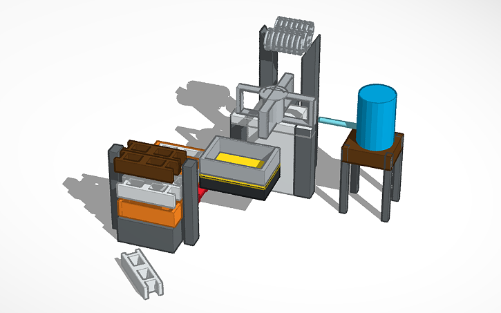 3D design AUTOMATION SHREDDER - Tinkercad