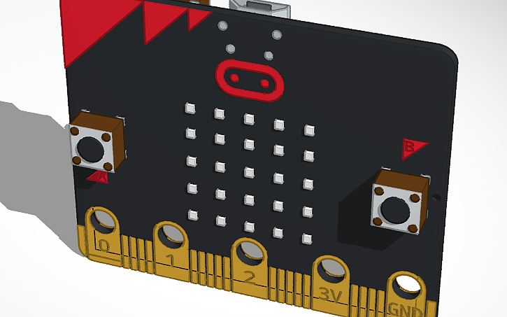 3D design BBC micro:bit - Tinkercad