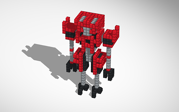 3D design constom robot cditdz - Tinkercad