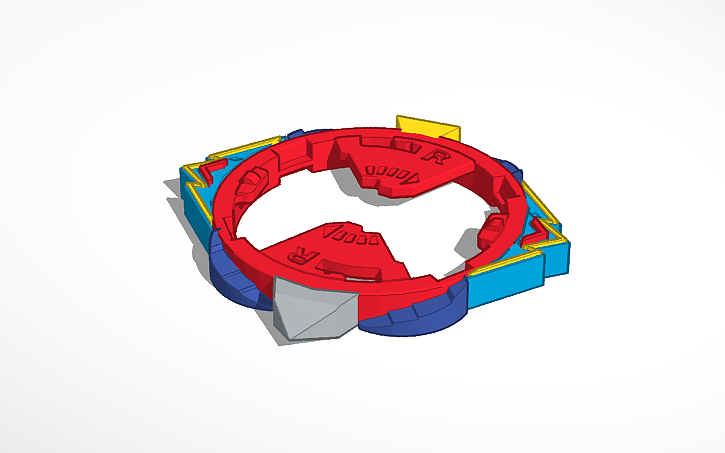 3D design beyblade Saber ring for excalibur - Tinkercad 3D design beyblade Saber ring for excalibur - Tinkercad