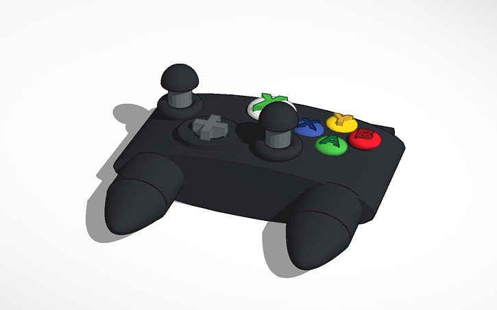 3D design Xbox Controller - Tinkercad