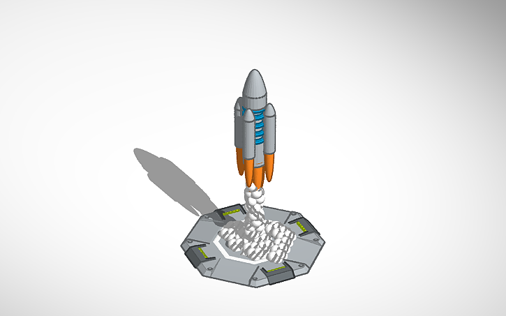 3D design rocket for rocket challenge | Tinkercad