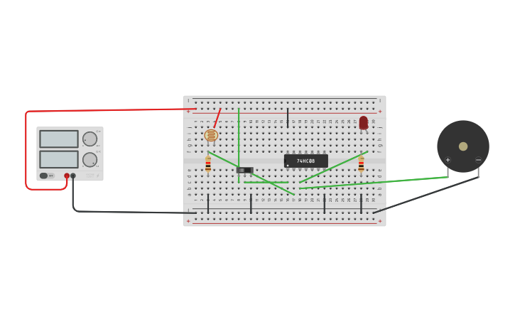Circuit design digital logic - Tinkercad