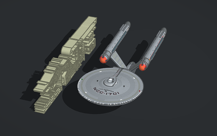3D design TOS Enterprise Reimagined - Tinkercad