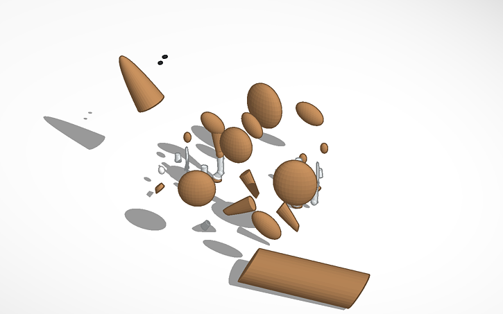 3D design bullet - Tinkercad