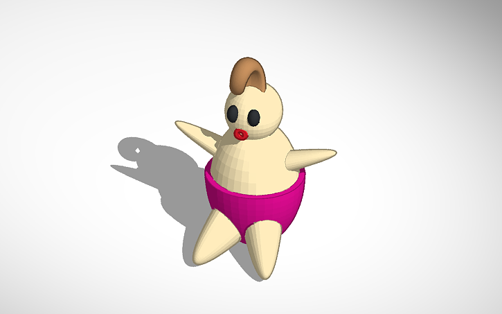 3D design A Baby - Tinkercad