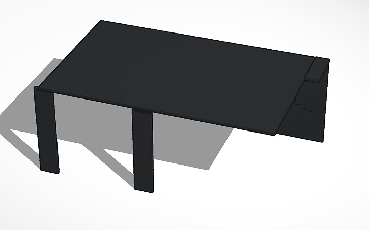 3D design psu cover - Tinkercad