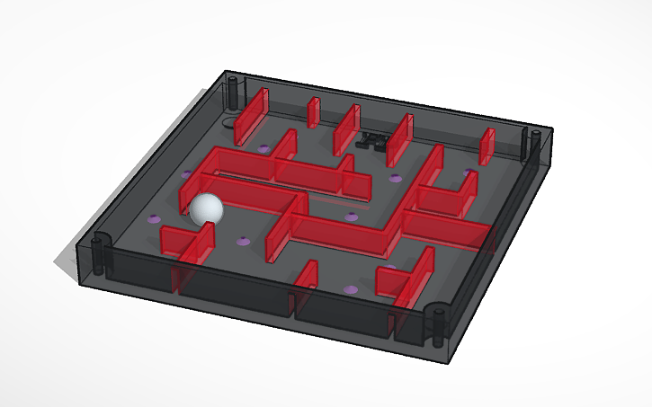 3D design Ball Maze - Tinkercad