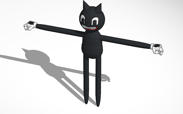 3D design cartoon cat | Tinkercad