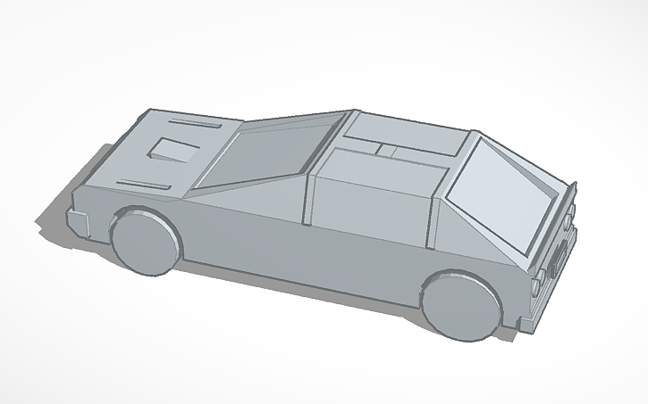 3D design Simple car - Tinkercad