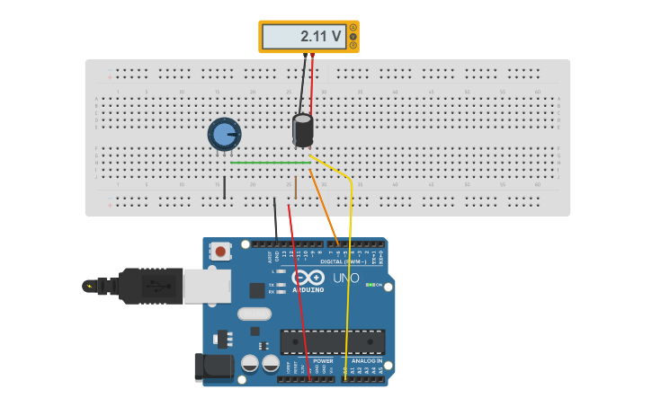 Circuit design PID regelaar | Tinkercad