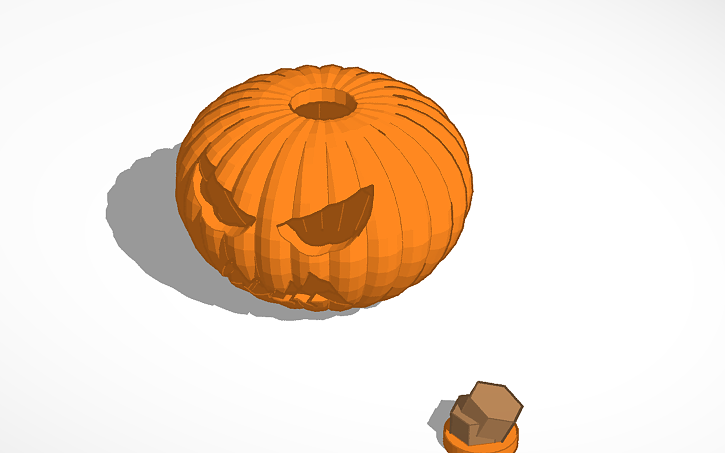 3D design Pumpkin - Tinkercad