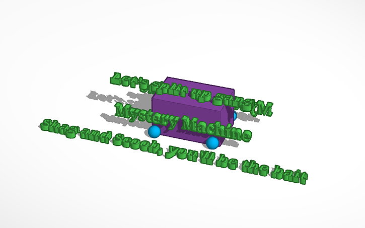 3D design The Mystery Machine | Tinkercad