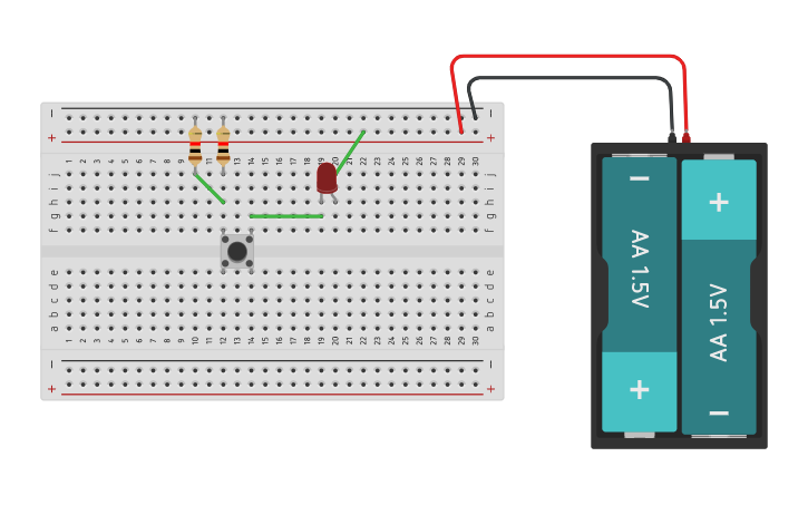 Circuit Design Copy Of Circuit With Push Button Tinke
