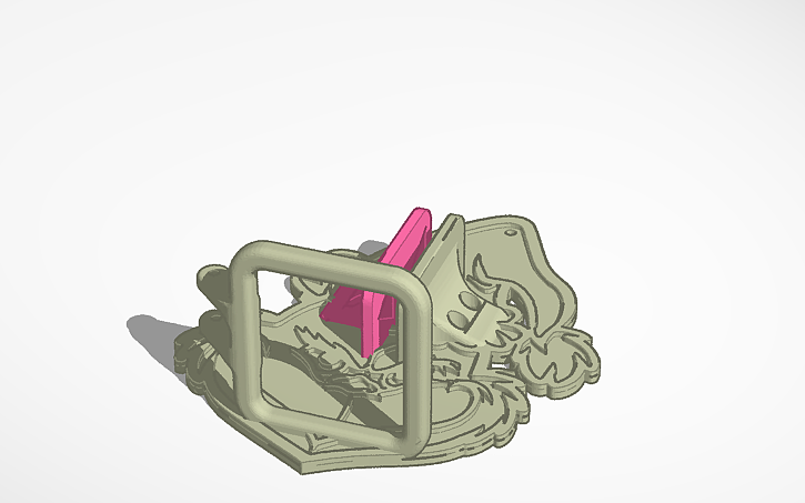 3D design Paddle shifter - Tinkercad