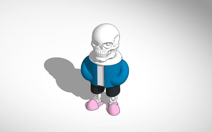 3D design Hyper Realistic Sans from Undertale | Tinkercad