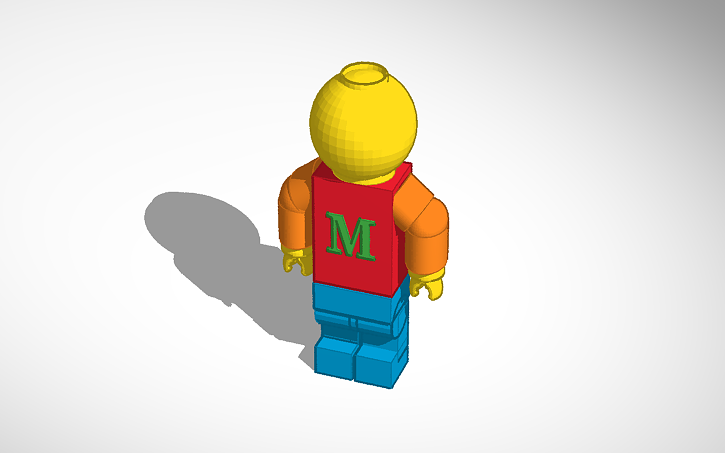 3D design Lego figure - Tinkercad