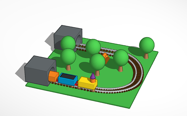 3D design train - Tinkercad