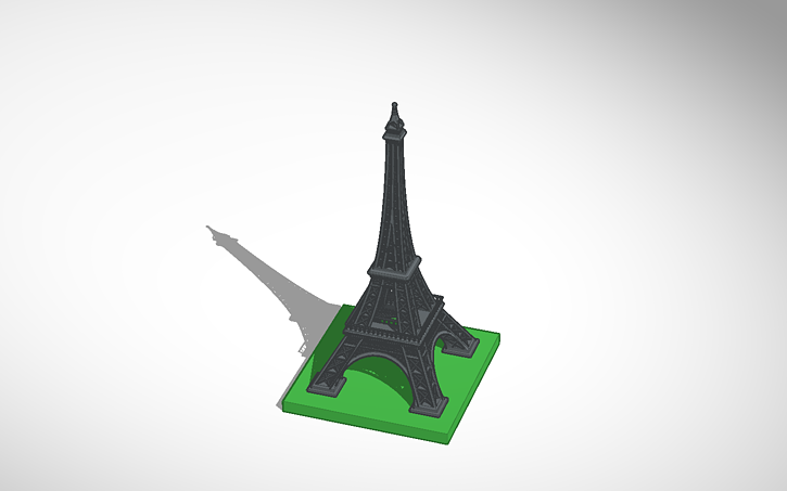 3D design Eiffel Tower by Annalisa - Tinkercad