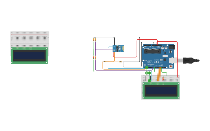 Circuit design Copy of ESP 8266 - Tinkercad