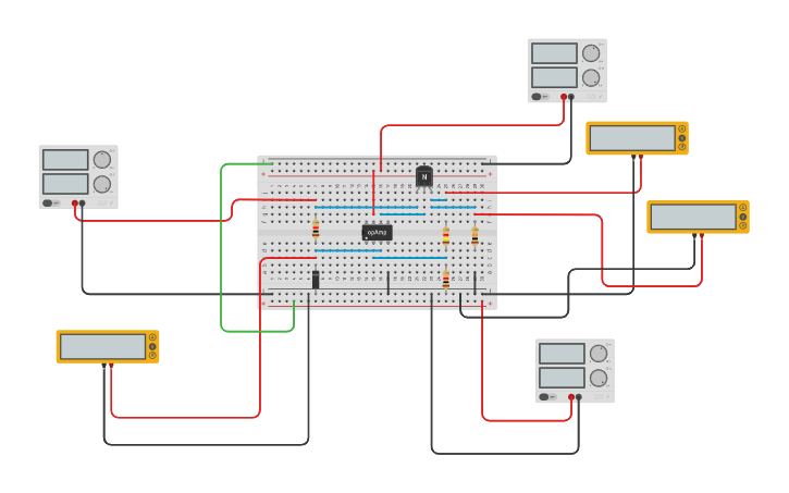 Circuit design Voltage Regulator_Assignment 1_T147 - Tinkercad