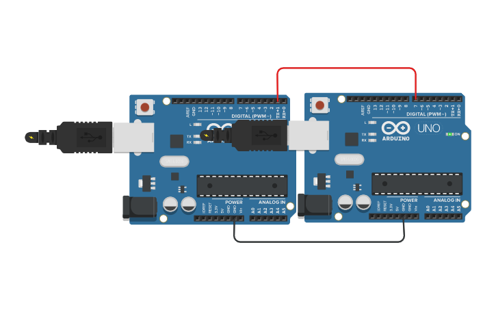 Circuit Design Exp3 Sender And Receiver Tinkercad