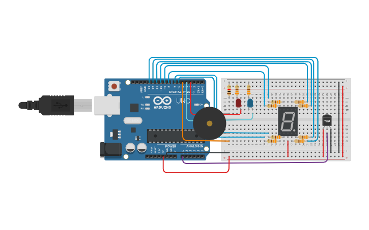 Circuit Design Atividade Termômetro Digital Tinkercad