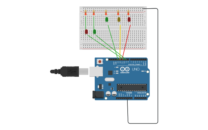 Circuit design PISCA PISCA 2 - Tinkercad