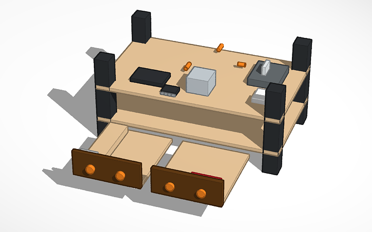 3D design Coffee Table | Tinkercad