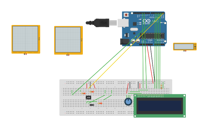 Circuit design midi interface - Tinkercad