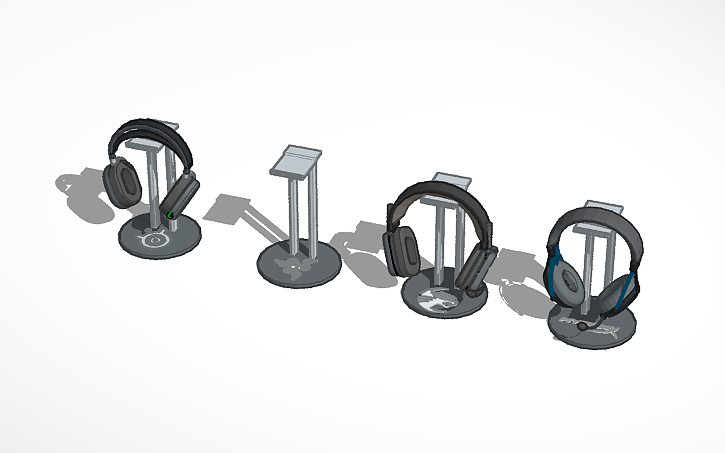 3D design gaming headsets - Tinkercad