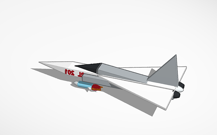 3D design Avro Arrow - Tinkercad