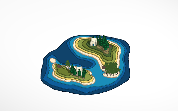 3D design Scribble Island - Tinkercad