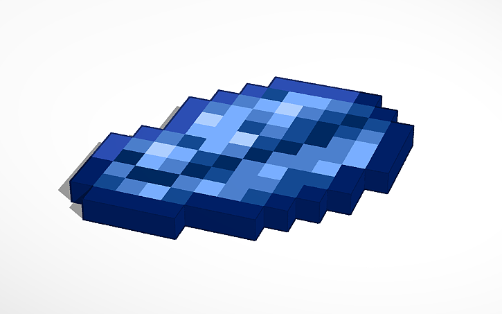 3D design Minecraft Lapis | Tinkercad