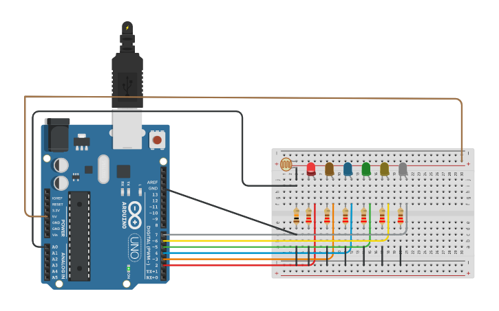 Circuit design lab8 | Tinkercad