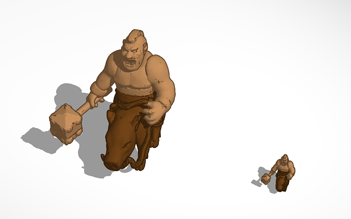 3D design HOG RIDER CLASH ROYAL - Tinkercad