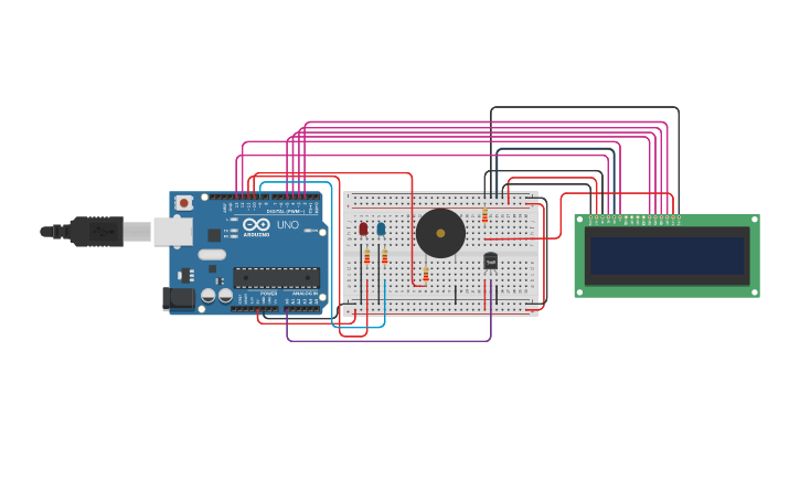 Circuit Design Sensor Suhu Tinkercad 3372