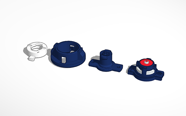 3D design beyblade Burst Driver - Power - Tinkercad