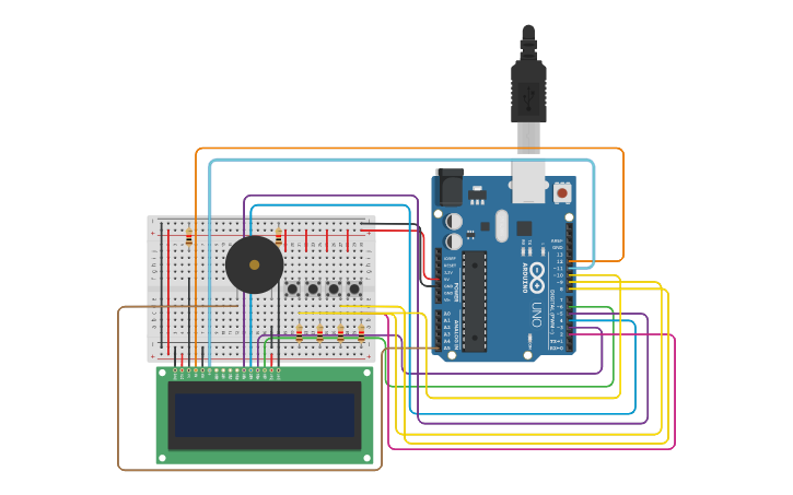 Circuit design music box - Tinkercad