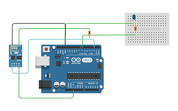 Circuit design Practica 15: Bluetooth - Tinkercad