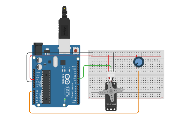 Circuit design Tugas Kontrol Motor Servo dengan Arduino dan ... Circuit design Tugas Kontrol Motor Servo dengan Arduino dan ...