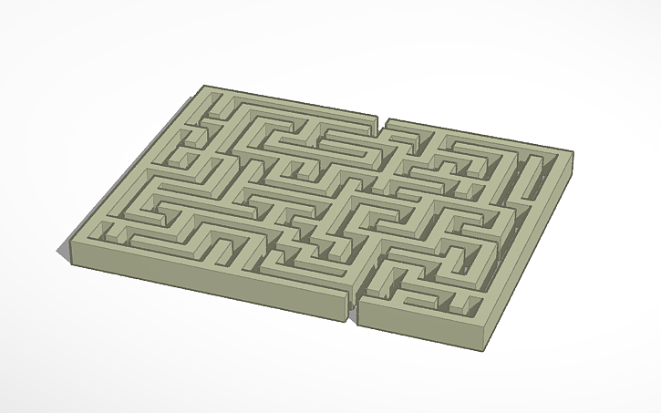 3D design warren's maze | Tinkercad